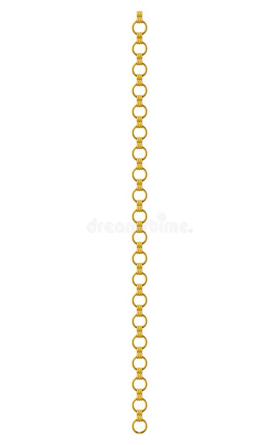 Realistic Chain Illustration Stock Vector - Illustration of tradition ...