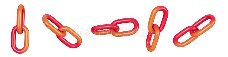 Link Symbol of Two Chains Icon and Simple Flat Symbol for Website ...