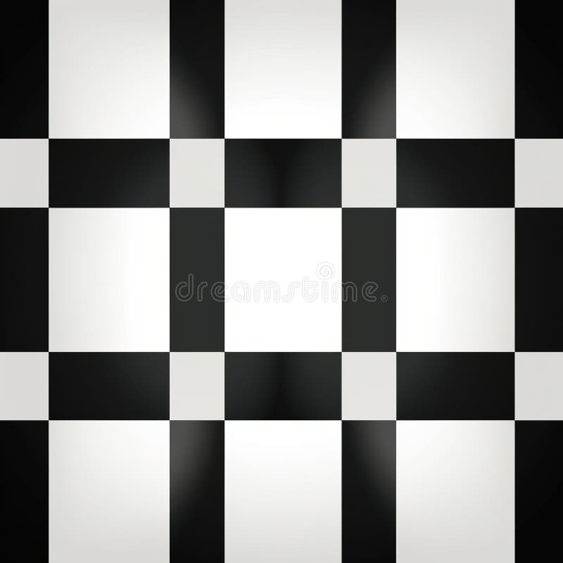 Realistic Checkered Background with Boldly Black and White Checkers ...