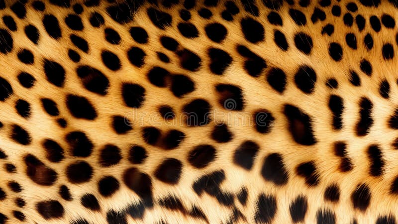 Realistic Cheetah Fur Texture Stock Illustration - Illustration of ...