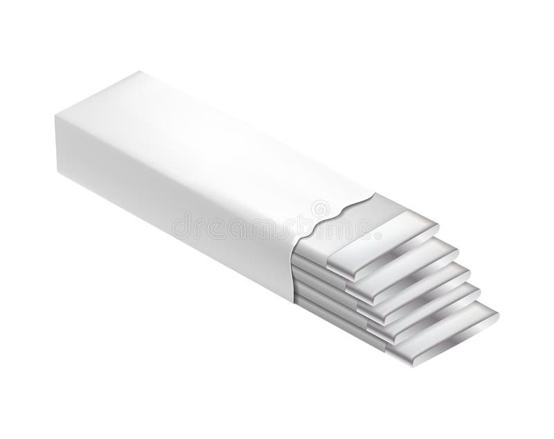 Realistic Chewing Gum stock illustration. Illustration of concept ...