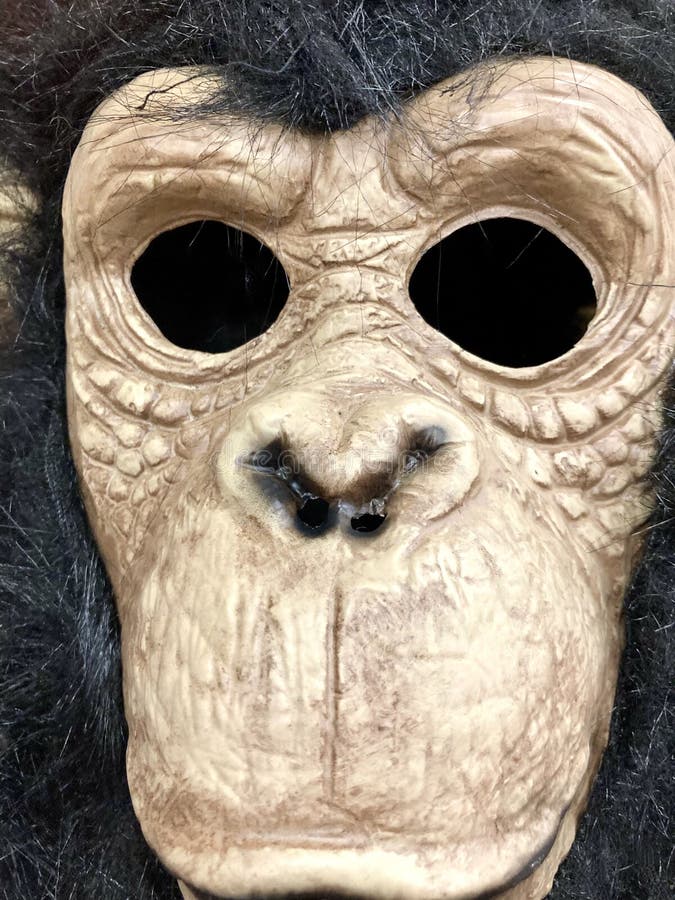 Chimp Face Mask stock photo. Image of eyes, chimpanzee - 260016090