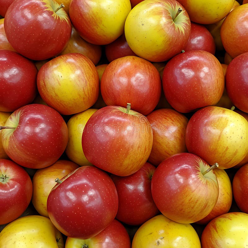 Realistic Close-Up of a Fresh Apple â€ High-Resolution Detail Stock ...