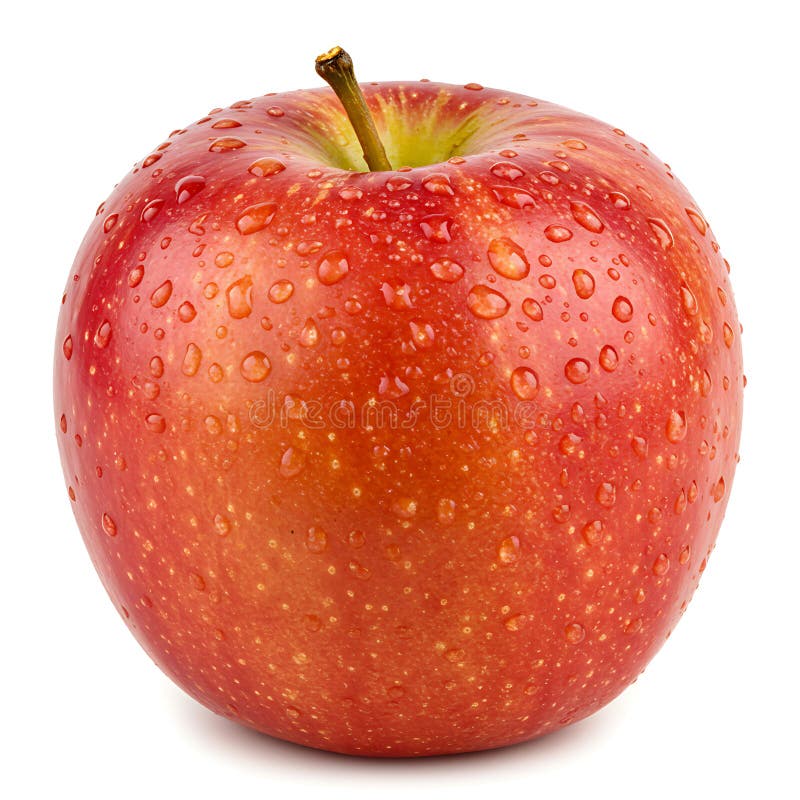 Realistic Close-Up of a Fresh Apple â€ High-Resolution Detail Stock ...