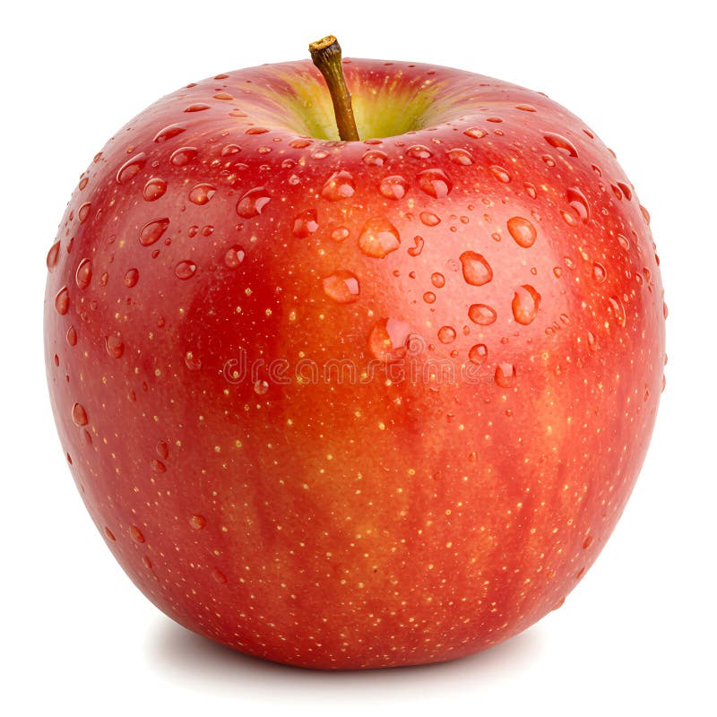 Realistic Close-Up of a Fresh Apple â€ High-Resolution Detail Stock ...