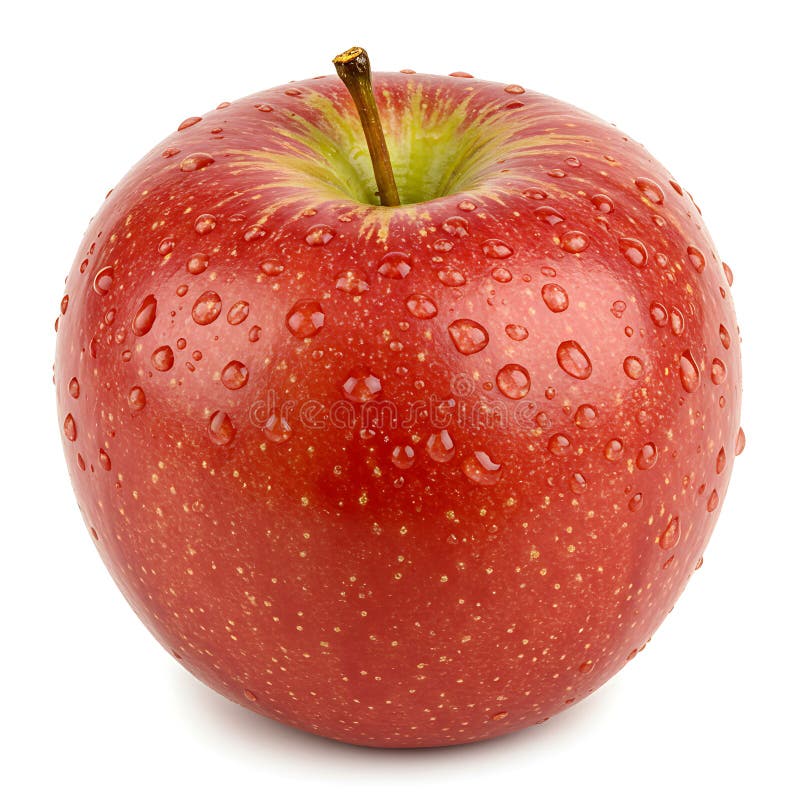 Realistic Close-Up of a Fresh Apple â€ High-Resolution Detail Stock ...