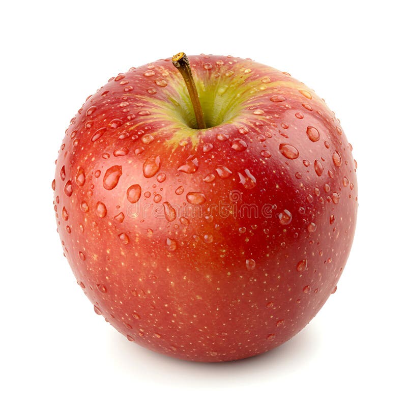 Realistic Close-Up of a Fresh Apple â€ High-Resolution Detail Stock ...