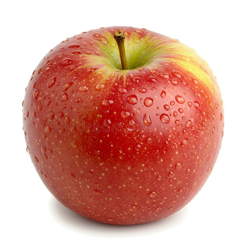 Realistic Close-Up of a Fresh Apple â€ High-Resolution Detail Stock ...