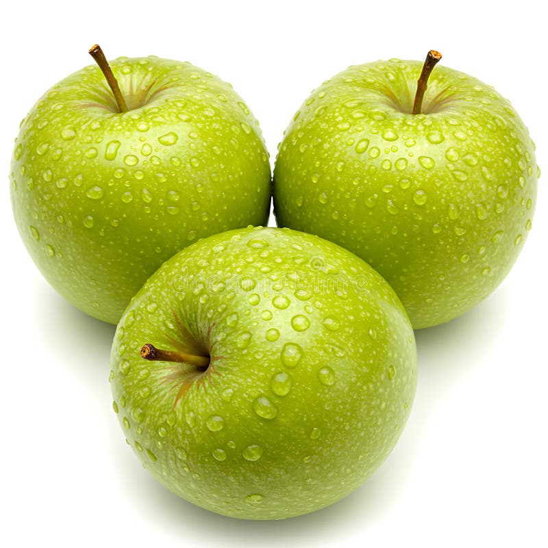 Realistic Close-Up of a Fresh Apple â€ High-Resolution Detail Stock ...