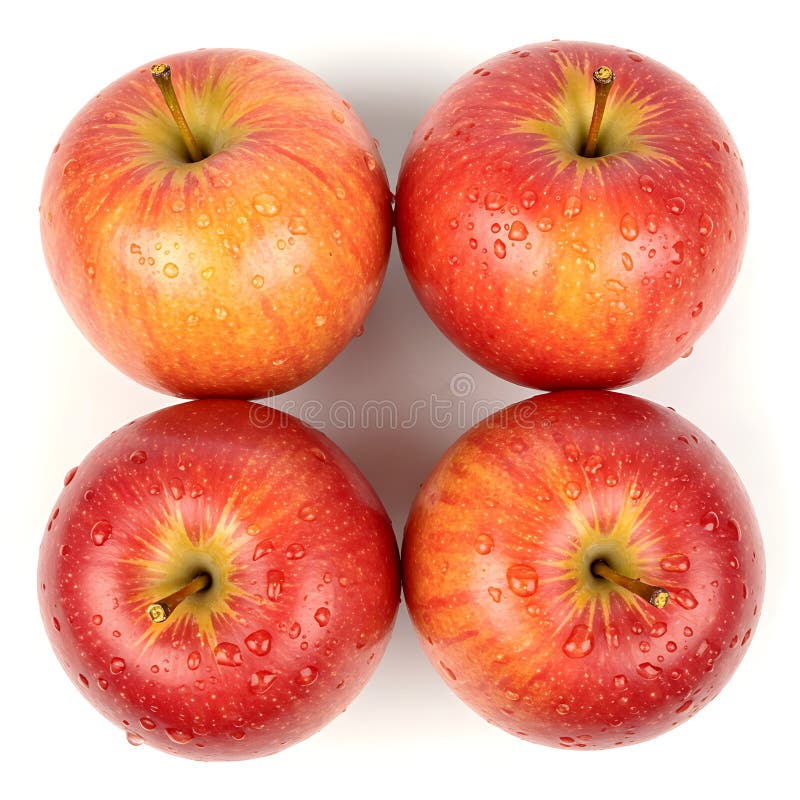 Realistic Close-Up of a Fresh Apple â€ High-Resolution Detail Stock ...