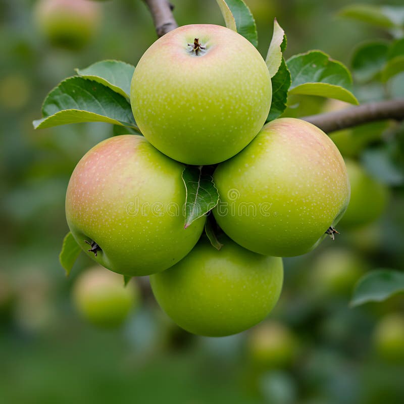 Realistic Close-Up of a Fresh Apple â€ High-Resolution Detail Stock ...