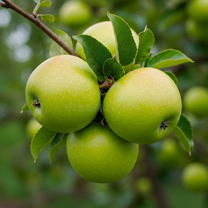 Realistic Close-Up of a Fresh Apple â€ High-Resolution Detail Stock ...