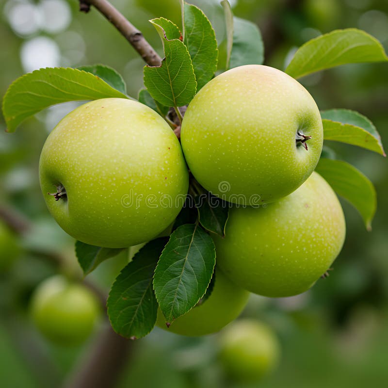 Realistic Close-Up of a Fresh Apple â€ High-Resolution Detail Stock ...