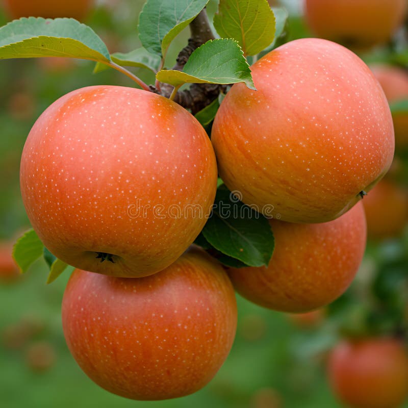Realistic Close-Up of a Fresh Apple â€ High-Resolution Detail Stock ...