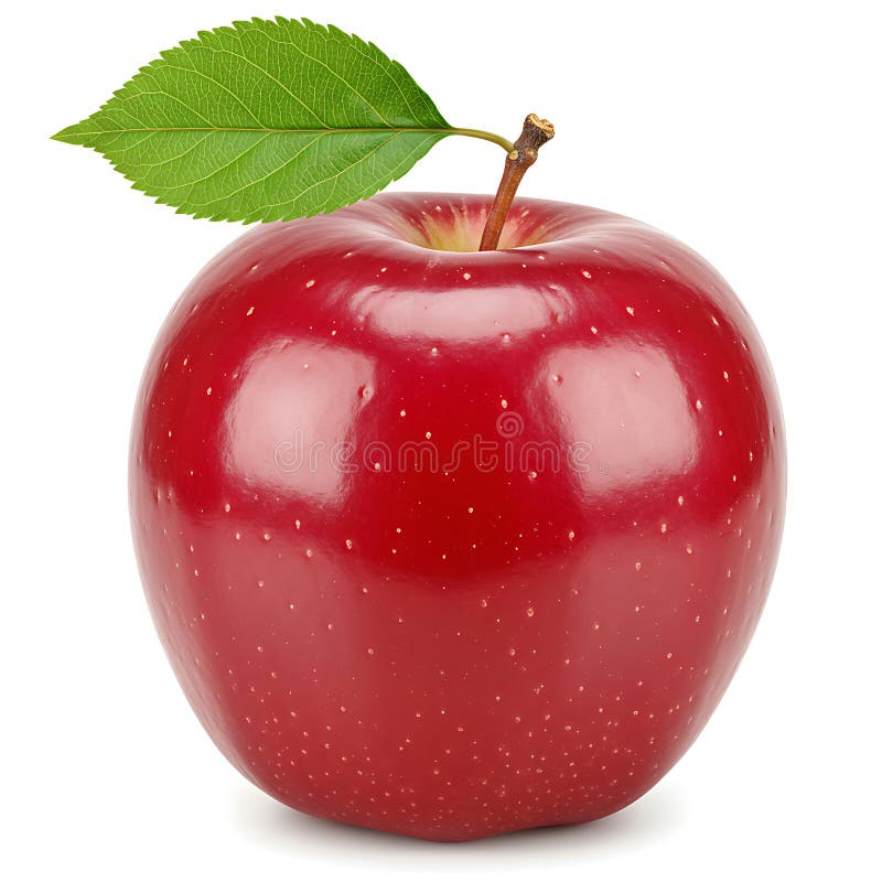 Realistic Close-Up of a Fresh Apple â€ High-Resolution Detail Stock ...
