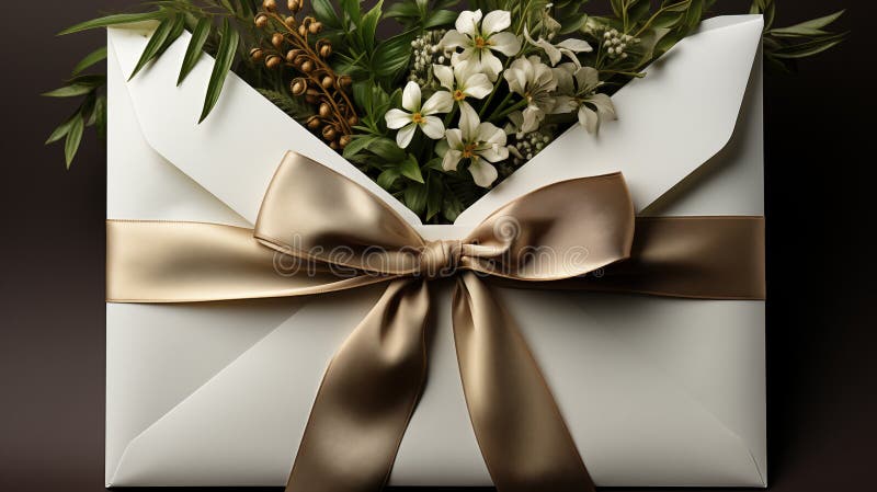 Realistic Close-up of White Envelope on White Table the Texture and ...