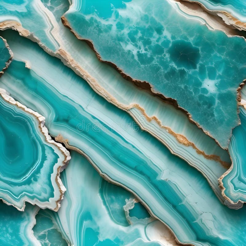 Closeup of Turquoise Stone Texture, AI Illustration Stock Illustration ...