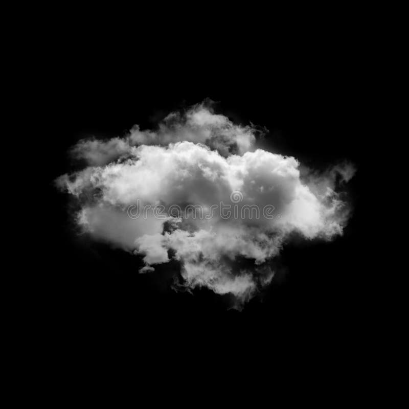 Realistic Cloud Overlays on Black Background. Sky Overlay on Black ...