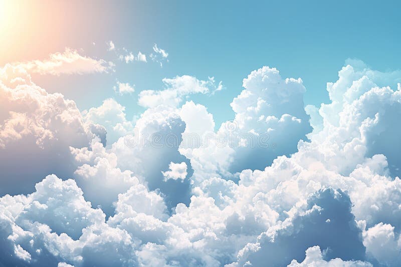 Realistic Cloud Sky for Template Decoration and Covering on Transparent ...