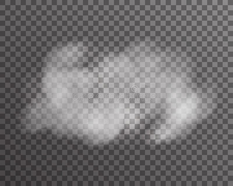 Realistic Cloud with Transparency Stock Vector - Illustration of ...