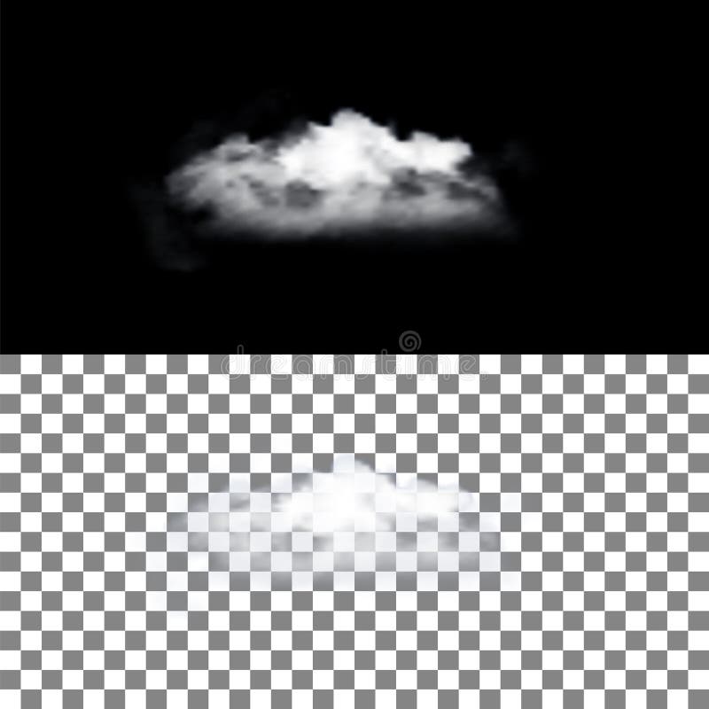 Realistic Cloud with Transparency Stock Vector - Illustration of ...