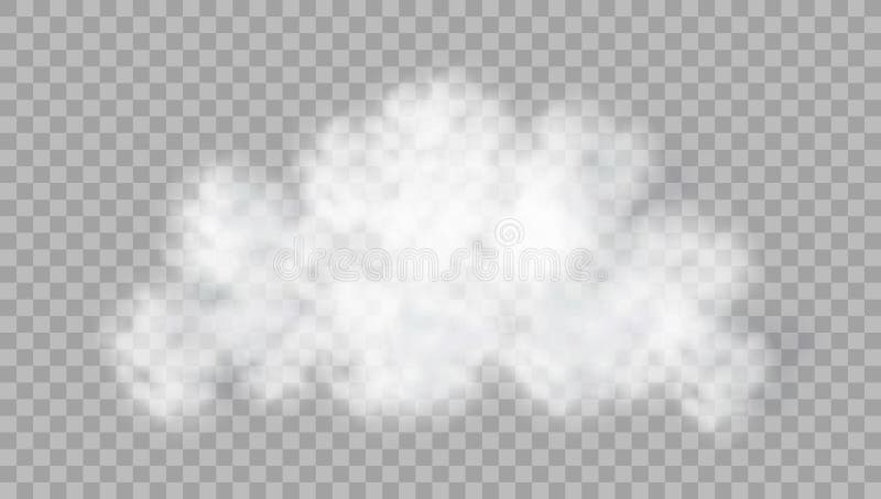Realistic Cloud Frame on Transparent Background Stock Vector ...