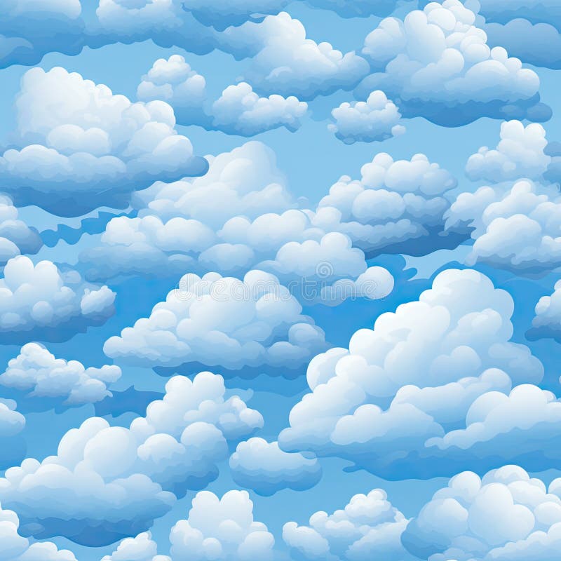 Realistic clouds texture stock illustration. Illustration of graphics ...