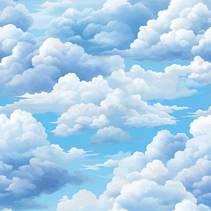 Realistic clouds texture stock illustration. Illustration of wallpaper ...