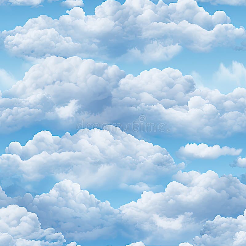 Realistic clouds texture stock illustration. Illustration of surface ...