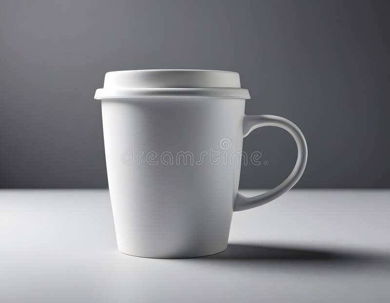 Realistic coffee cup image stock illustration. Illustration of ...