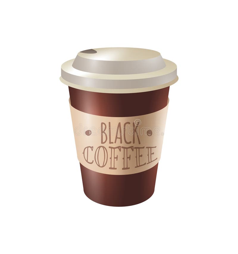 Realistic Coffee Cup stock vector. Illustration of food - 273313735