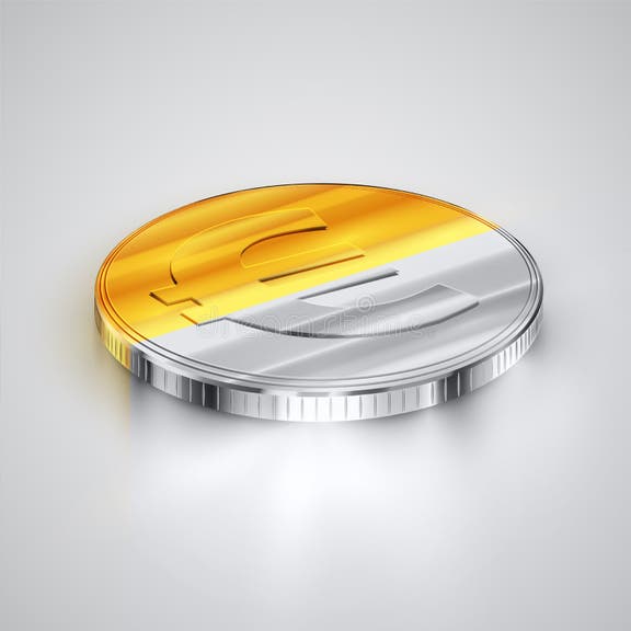 Realistic Coin, Vector Illustration Stock Vector - Illustration of ...