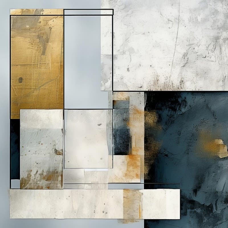 Realistic Collage Background Textures with Cutout Abstraction Stock ...