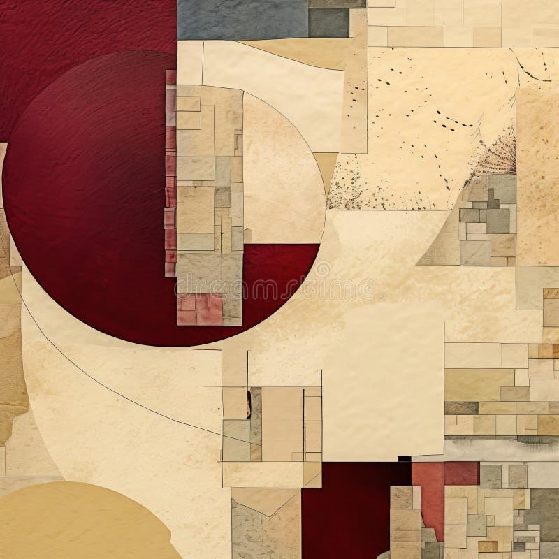 Realistic Collage Background Textures with Cutout Abstraction ...