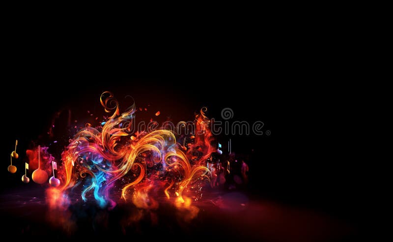 Music Notes Explosion Blue Background Stock Illustrations – 71 Music ...