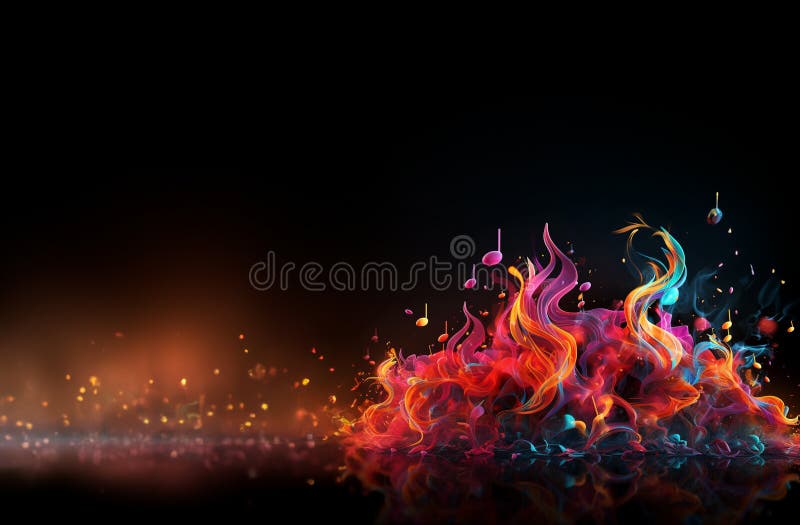 Music Notes Explosion Blue Background Stock Illustrations – 59 Music ...