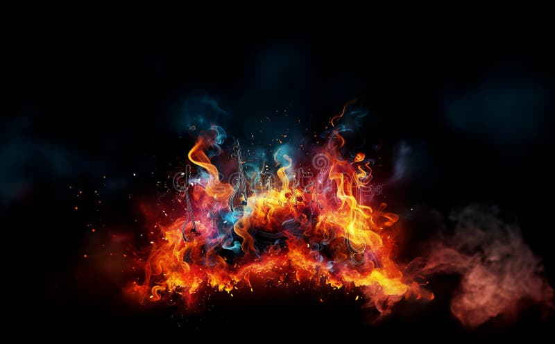 Music Notes Explosion Blue Background Stock Illustrations – 71 Music ...