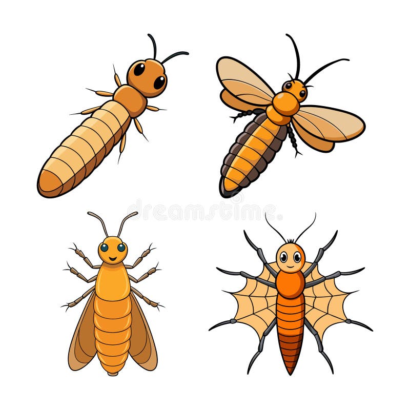 Realistic Color Illustration of Fall Webworm Stock Vector ...