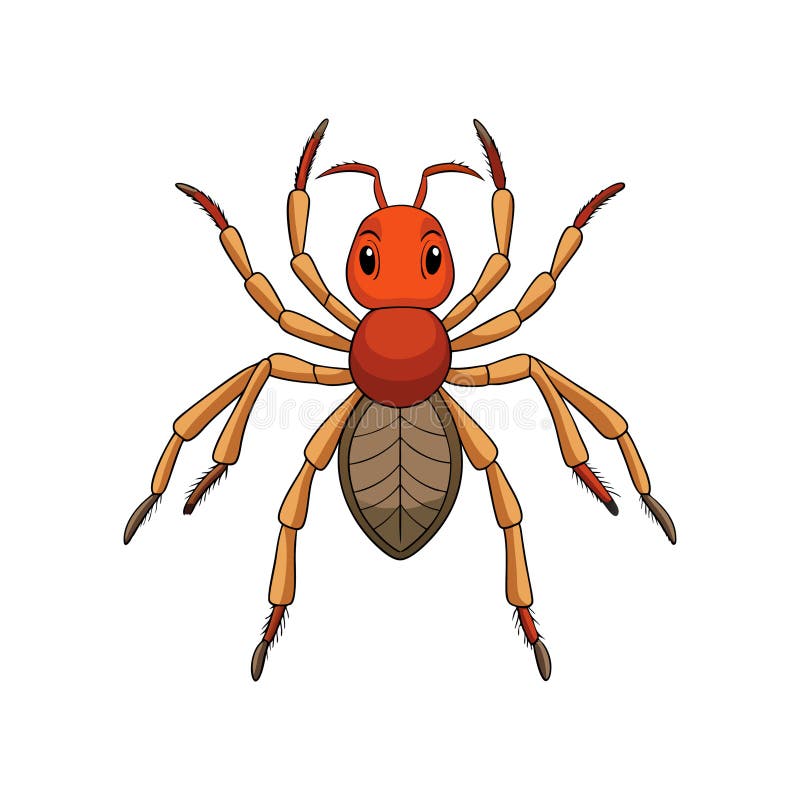 Realistic Color Illustration of Galeodes Stock Illustration ...