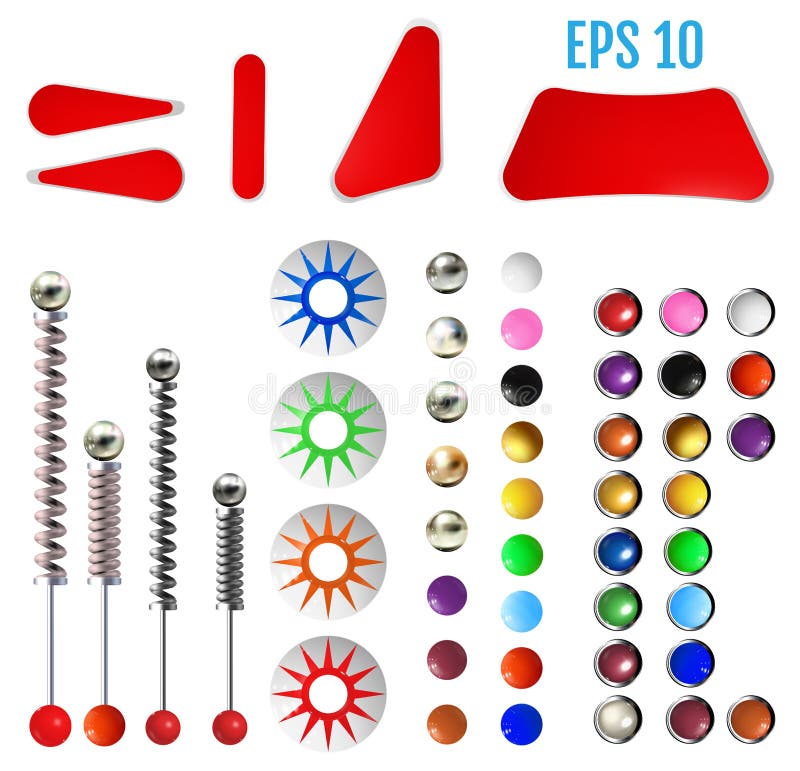 Pinball Bumpers Stock Illustrations – 110 Pinball Bumpers Stock ...