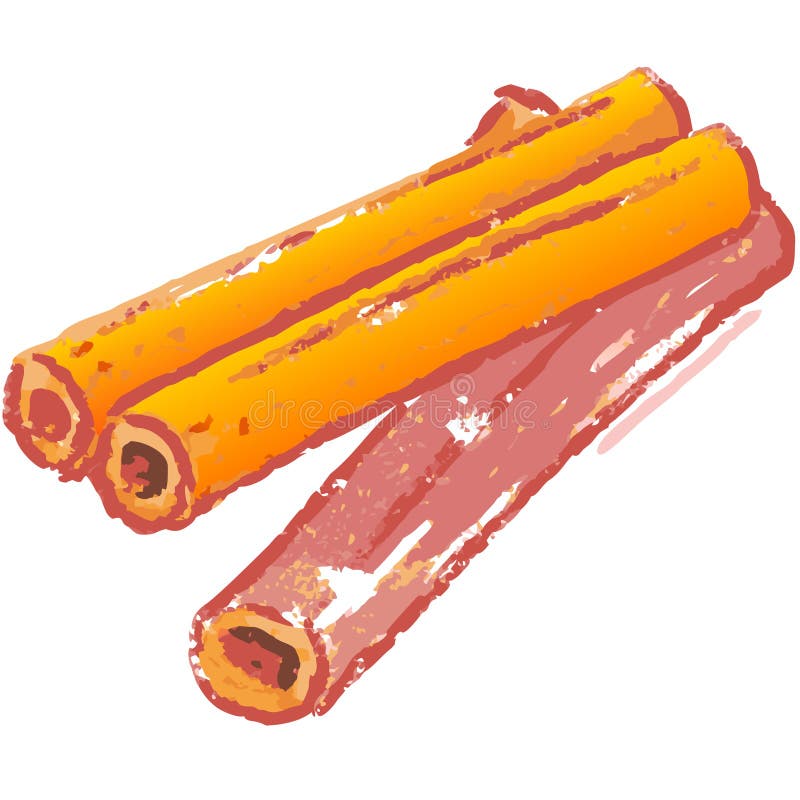 Realistic Colorful Cinnamon Sticks Vector Illustration for Culinary and ...