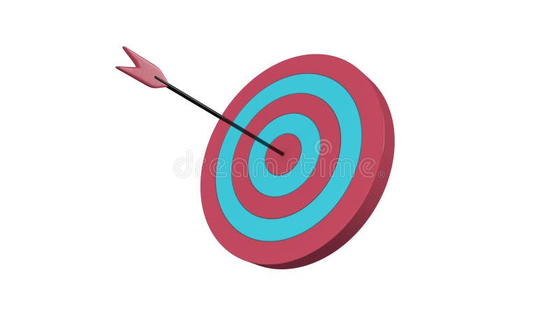 Realistic Colorful Dartboard Icon and Symbol Stock Illustration ...