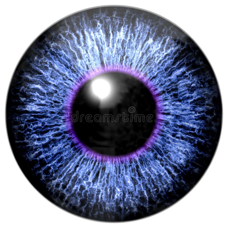 Realistic Colorful Eye Iris Texture Stock Illustration - Illustration ...