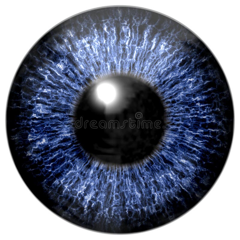 Realistic Colorful Eye Iris Texture Stock Illustration - Illustration ...