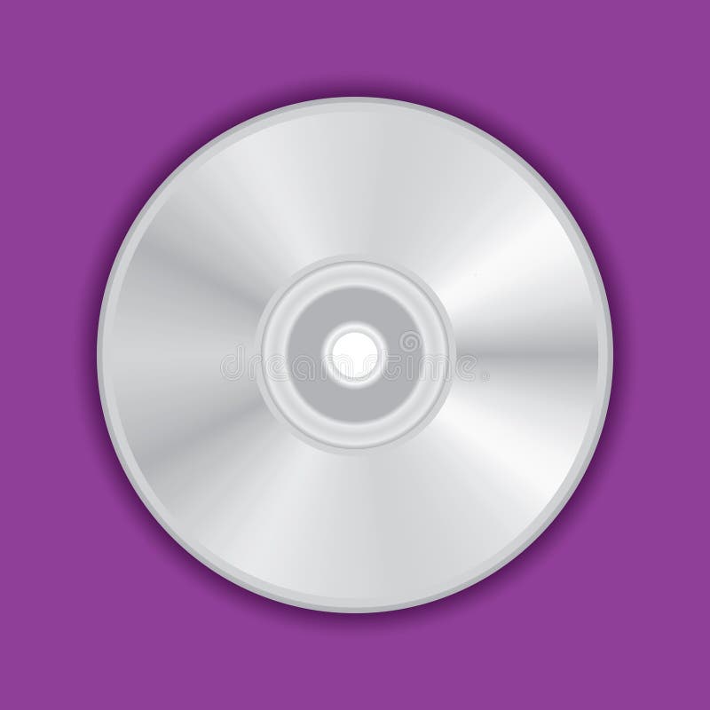Realistic Compact CD, DVD Disc Vector Illustration Stock Vector ...