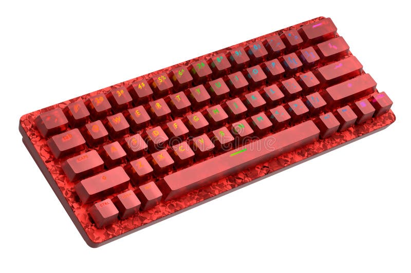Realistic Computer Keyboard with Seamless Wavy Pattern Isolated on ...