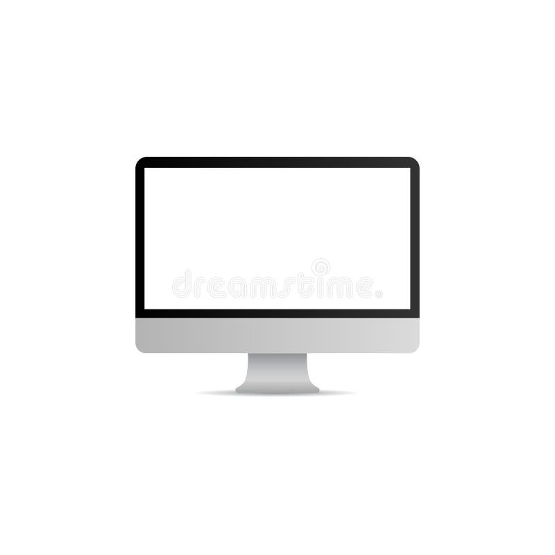 Realistic Computer Technology Icon. Vector Illustration Eps 10 Stock ...