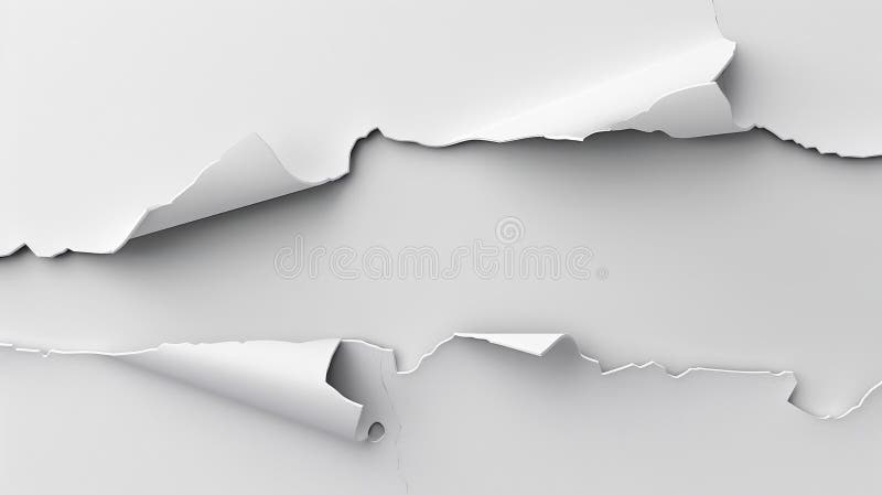 Realistic Computergenerated Image of a Large Hole Torn through a Piece ...