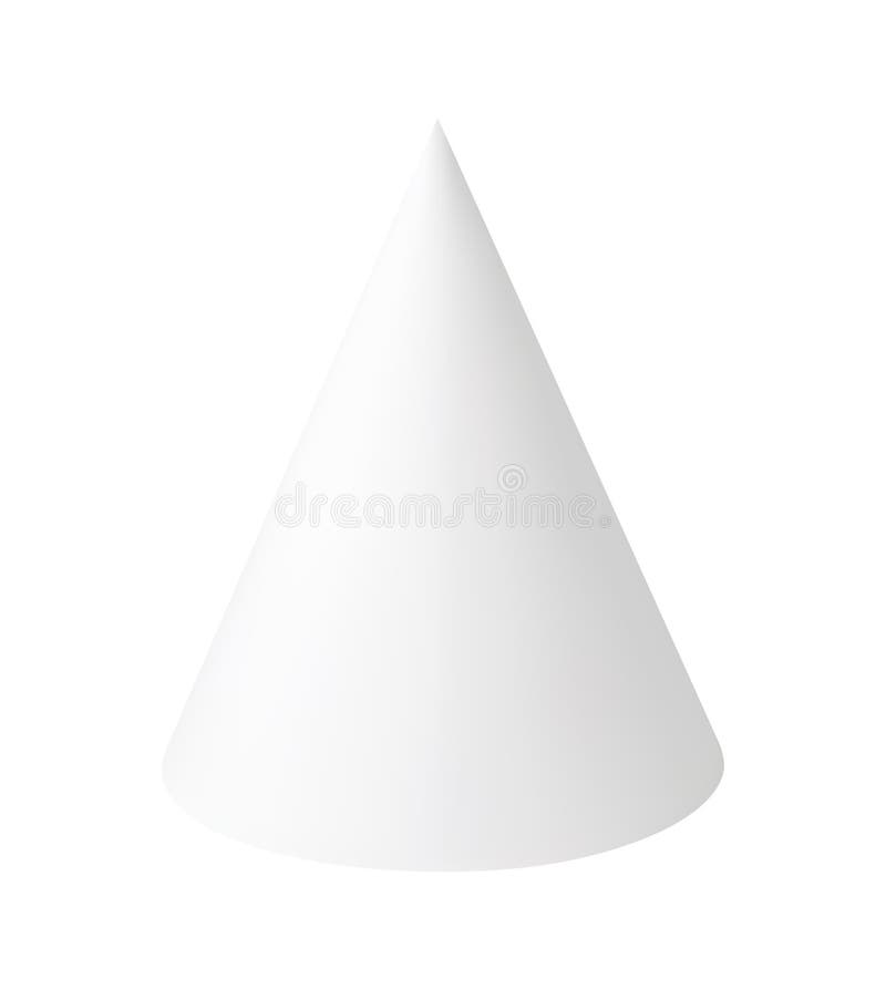 Realistic Cone Illustration Stock Vector - Illustration of triangle ...