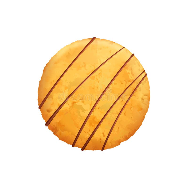 Realistic Cookie Illustration Stock Illustration - Illustration of ...
